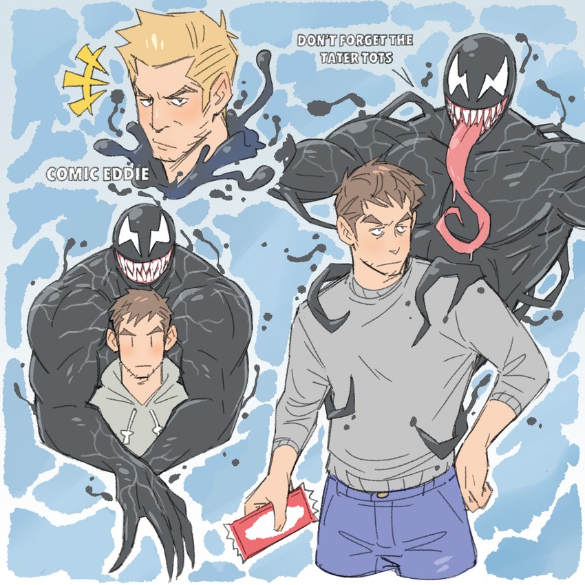 venom and eddie brock (marvel) drawn by kalamari | Danbooru
