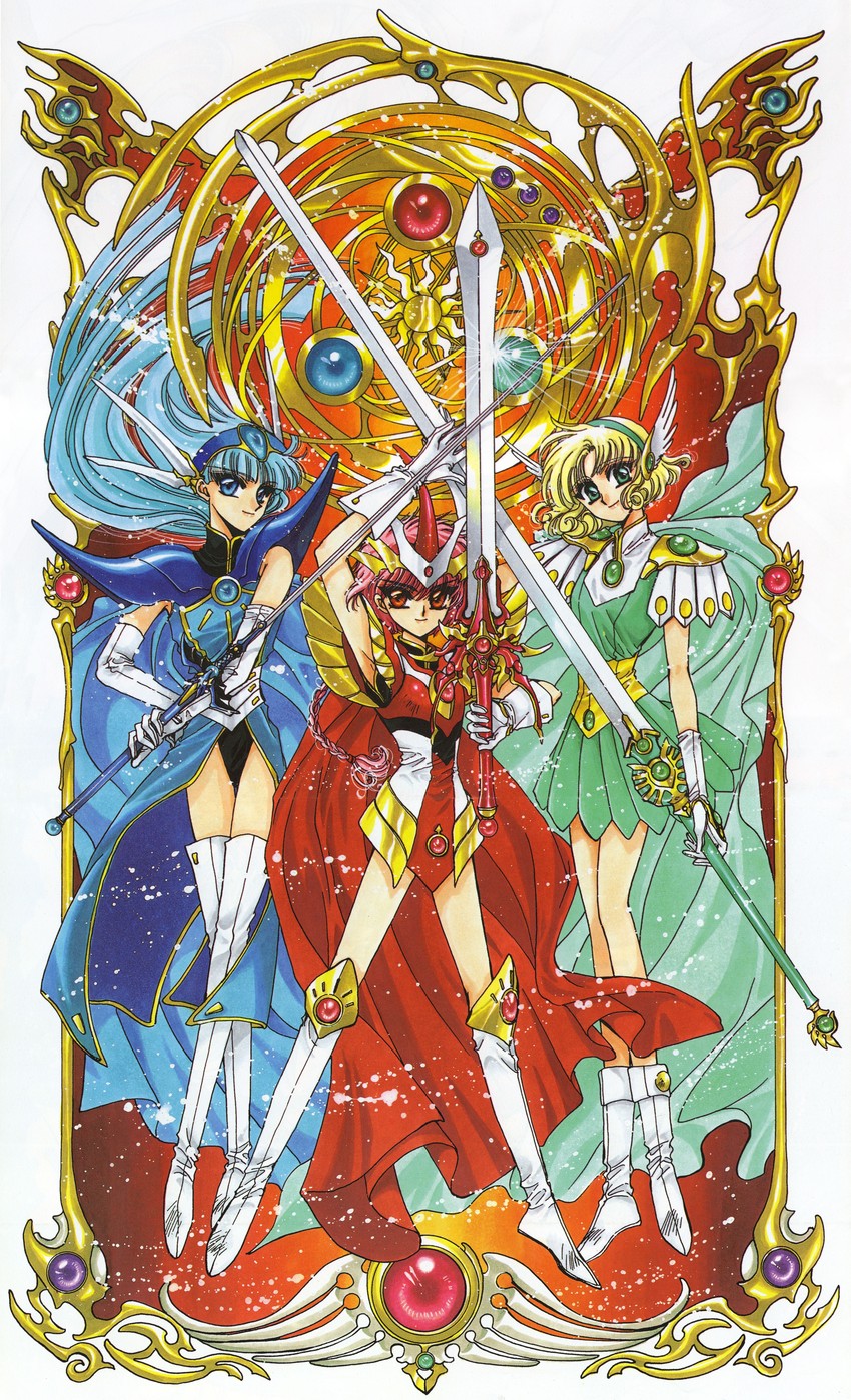 Ryuuzaki Umi Shidou Hikaru And Hououji Fuu Magic Knight Rayearth Hot Sex Picture