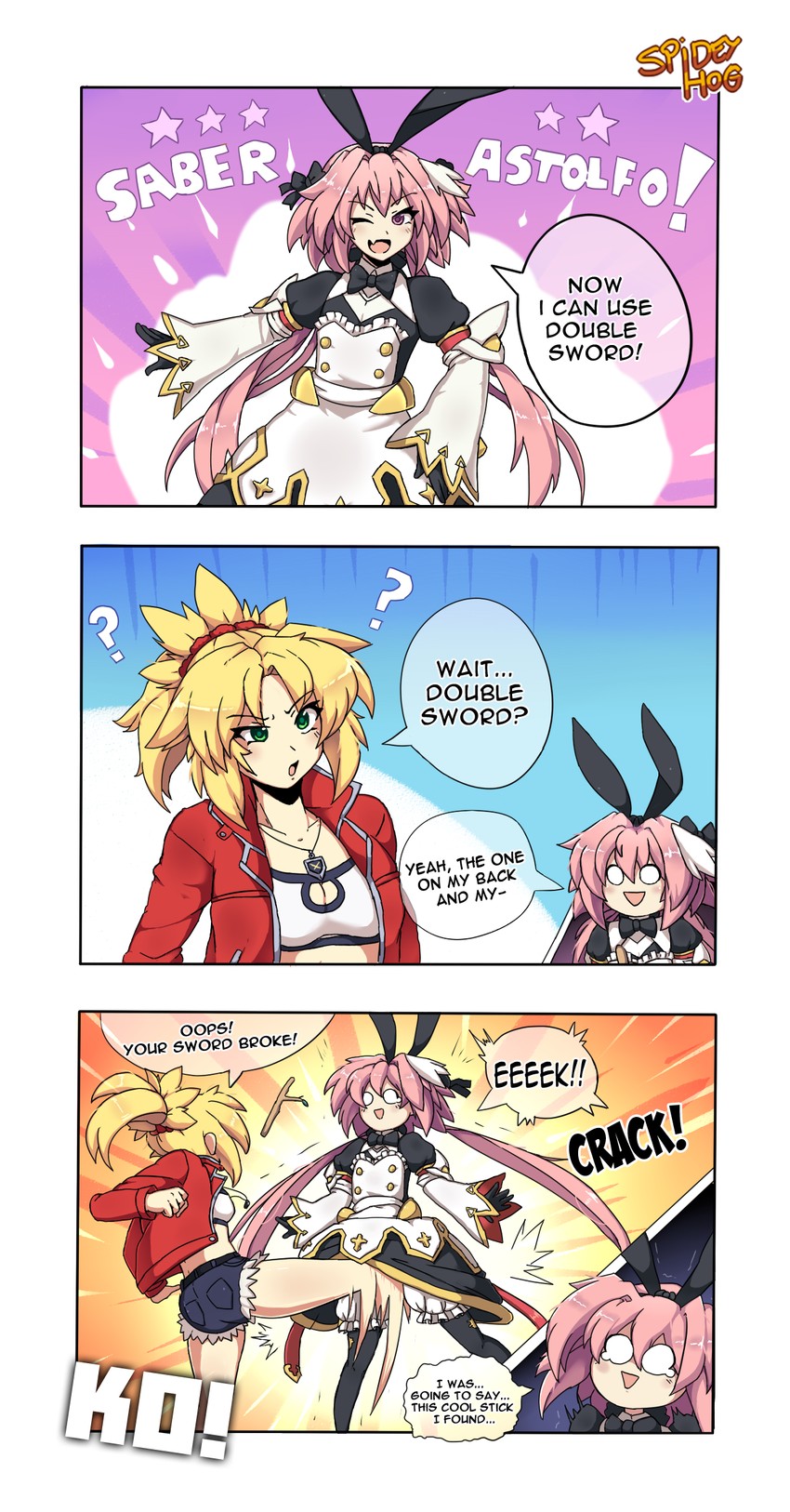 astolfo, mordred, mordred, and astolfo (fate and 2 more) drawn by eli ...