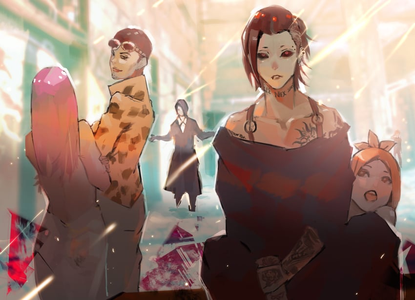 Furuta Nimura Uta Itori Hoito Roma And Nico Tokyo Ghoul And 1 More Drawn By Kyuubamelo