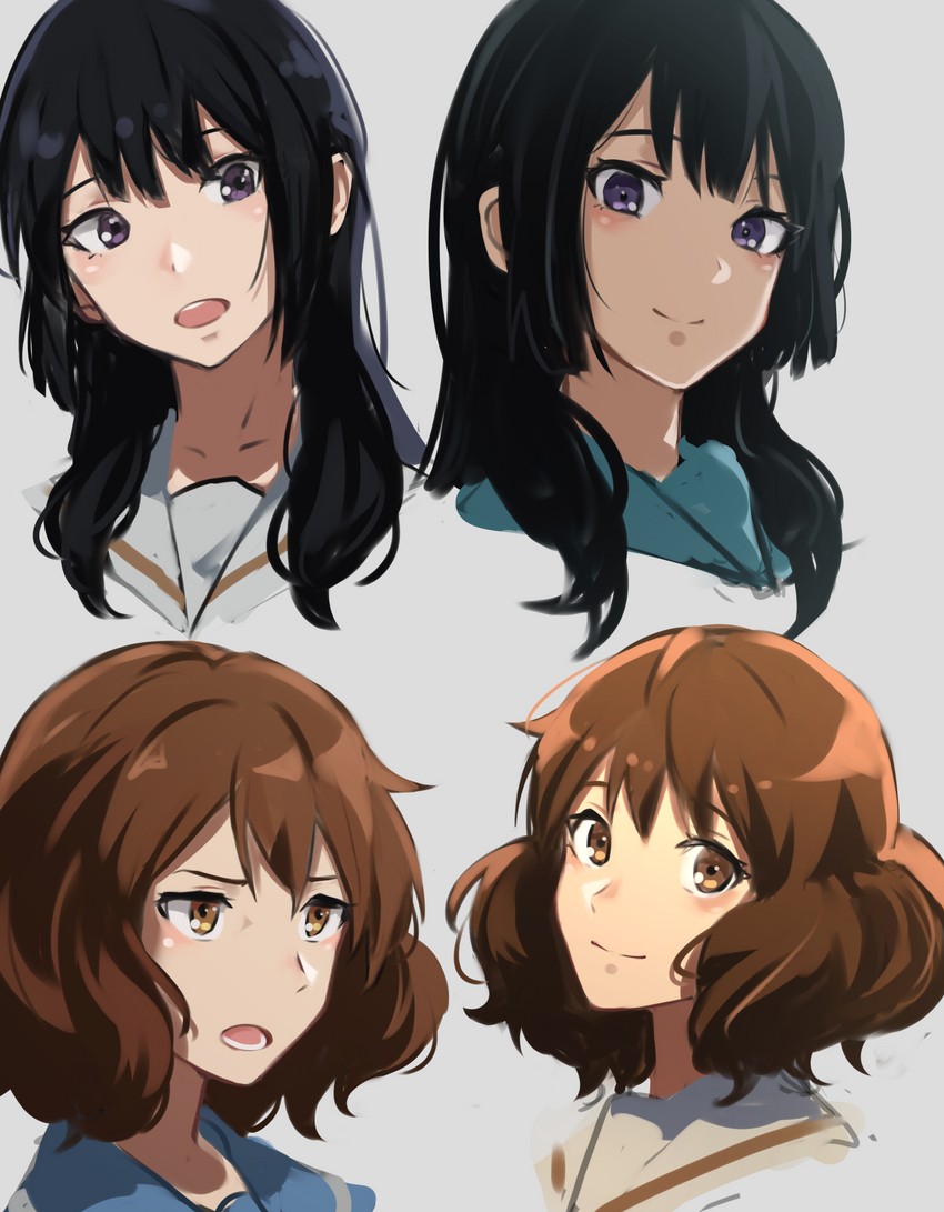 Oumae Kumiko And Kousaka Reina Hibike Euphonium Drawn By Oone0206