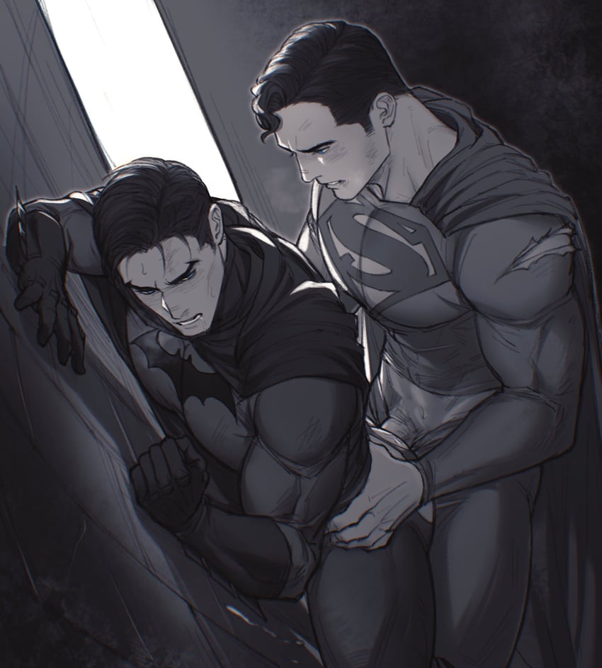 Batman Superman Bruce Wayne And Clark Kent Dc Comics And 2 More Drawn By Xuanmaialter