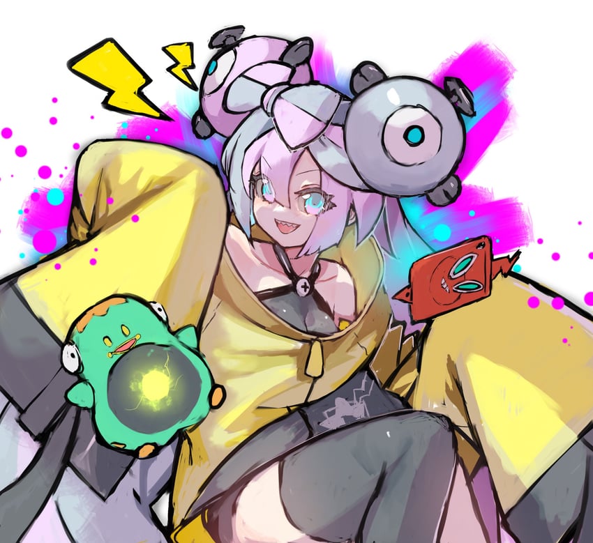 Iono Rotom Rotom Phone And Bellibolt Pokemon And 1 More Drawn By