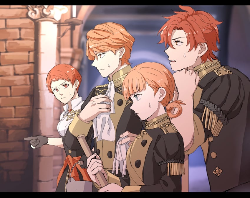 Annette Fantine Dominic Leonie Pinelli Sylvain Jose Gautier And Ferdinand Von Aegir Fire