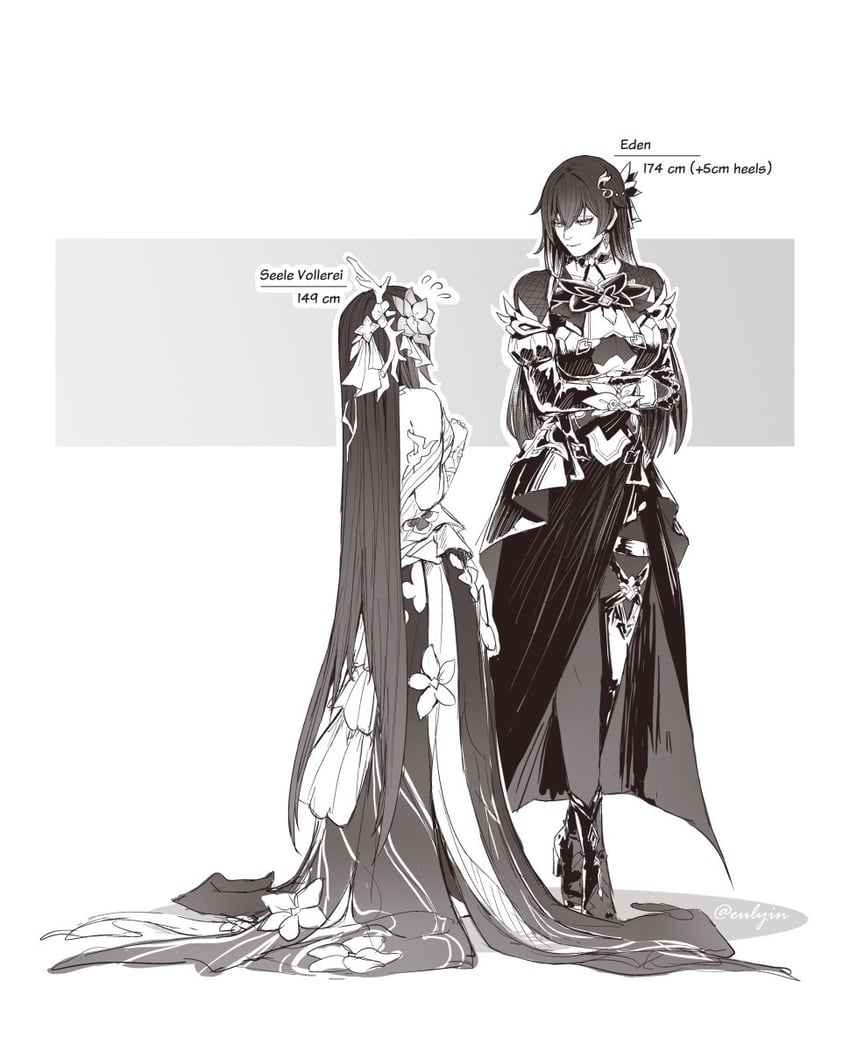 Seele Vollerei Eden And Seele Vollerei Honkai And 1 More Drawn By