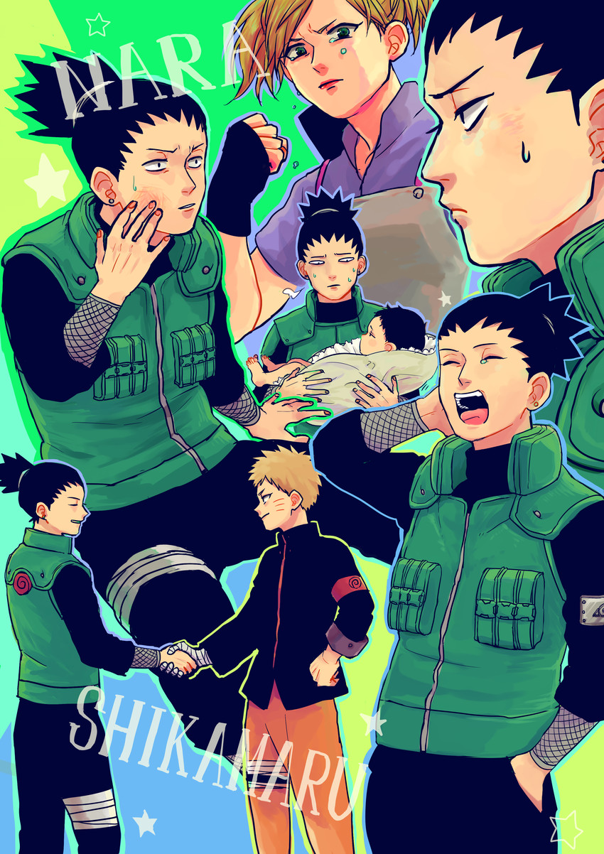 Uzumaki Naruto Temari Nara Shikamaru And Nara Shikadai Naruto And 1 More Drawn By Asitaka