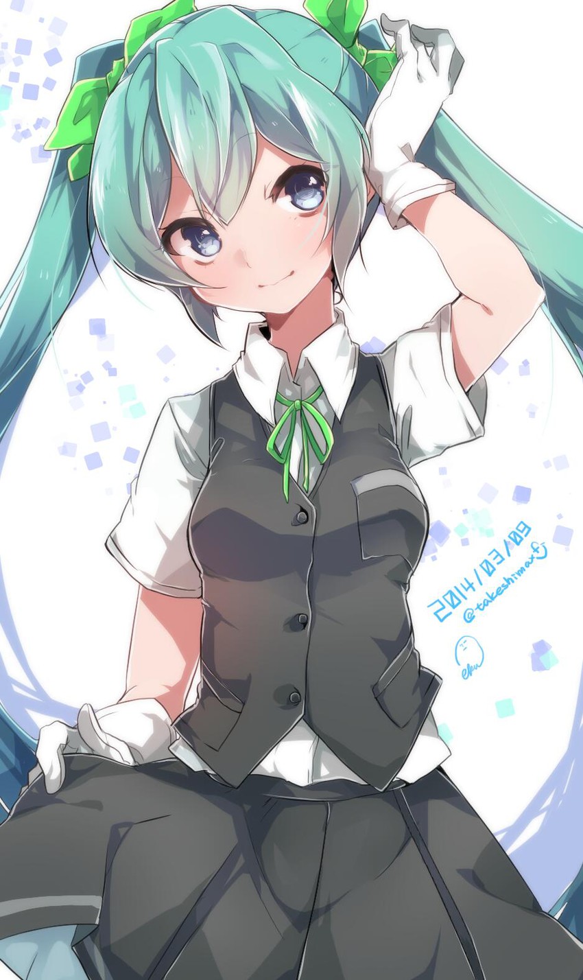 Hatsune Miku Kagerou And Fujita Saki Kantai Collection And 1 More Drawn By Takeshimaeku