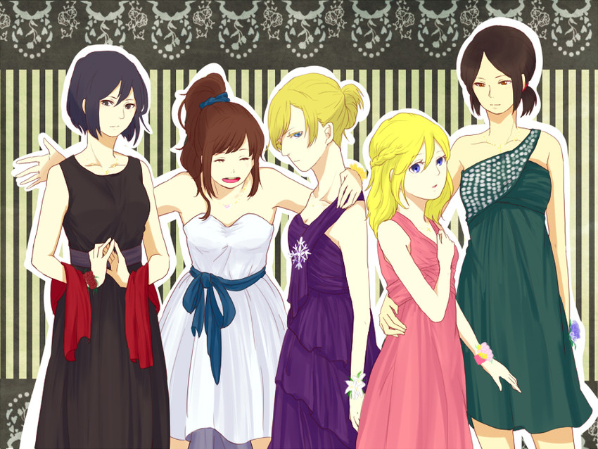 Mikasa Ackerman Christa Renz Ymir Annie Leonhardt And Sasha Braus