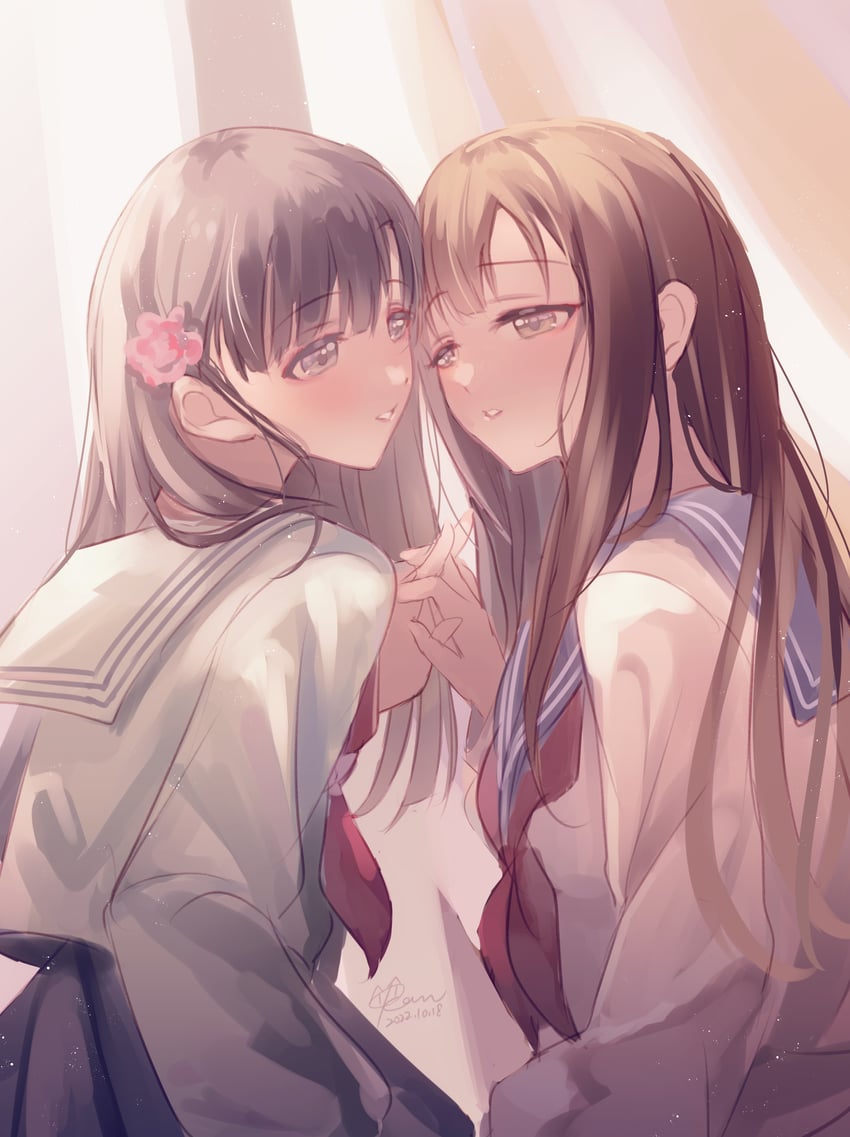 Kobayakawa Sae And Mizumoto Yukari Idolmaster And 1 More Drawn By