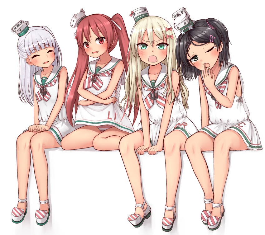 Libeccio Grecale Maestrale And Scirocco Kantai Collection Drawn By