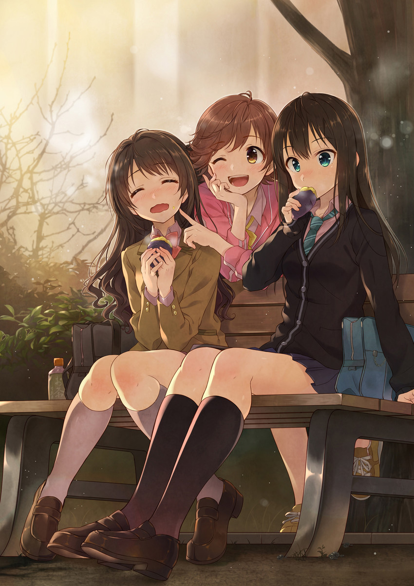 Shibuya Rin Shimamura Uzuki And Honda Mio Idolmaster And 1 More