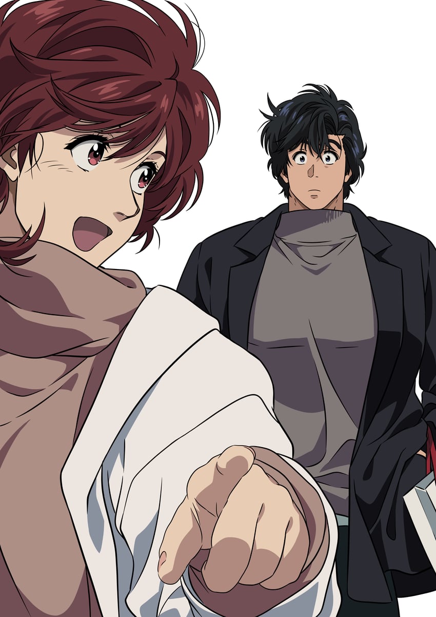 Saeba Ryou And Makimura Kaori City Hunter Drawn By Yuu Masarunomori