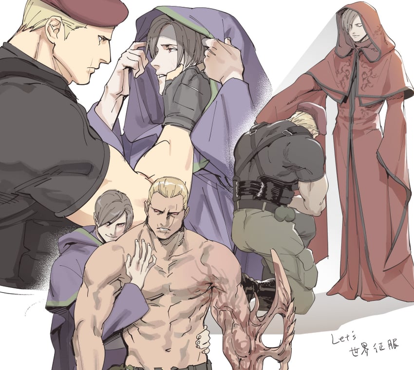 Leon S Kennedy And Jack Krauser Resident Evil And 2 More Drawn By Tatsumipsmhbpiuczn