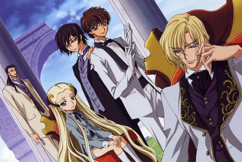 Lelouch Vi Britannia Kururugi Suzaku Schneizel El Britannia Vv And Gilbert Guilford Code