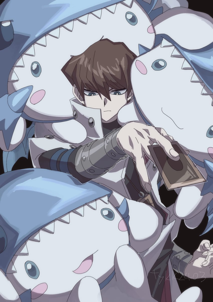 Cinnamoroll Kaiba Seto And Blue Eyes White Dragon Yu Gi Oh And 3 More Drawn By Skmkst