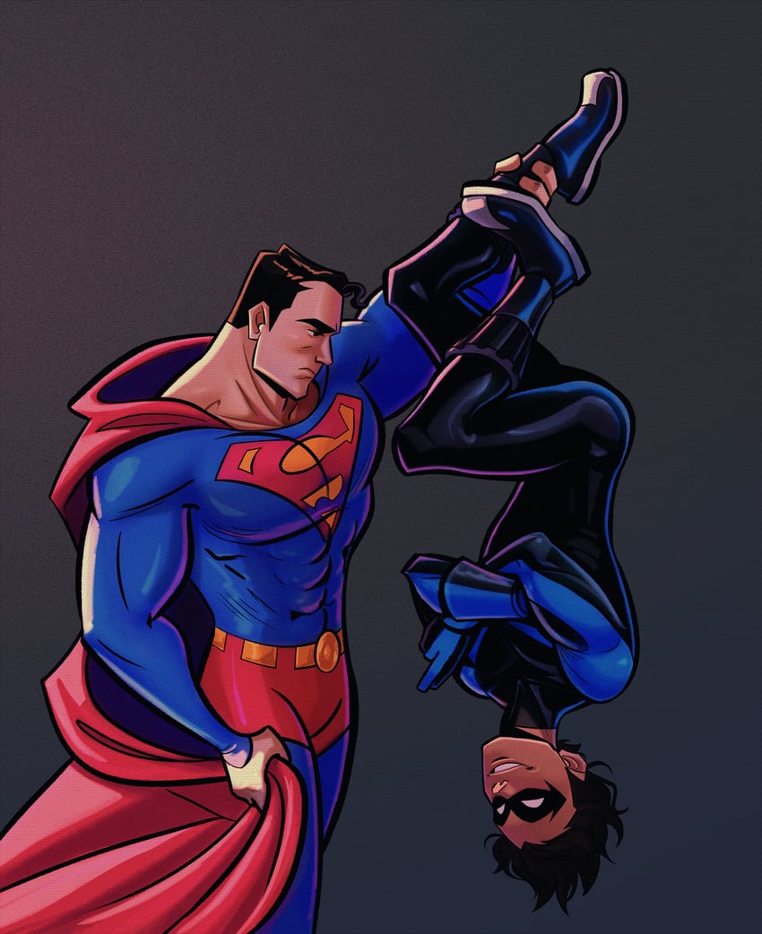 Superman Clark Kent Dick Grayson And Nightwing Dc Comics And 2 More Drawn By Cierv O Robot