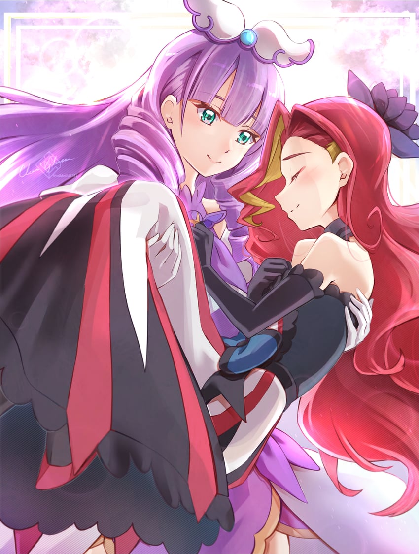 Princess Ellerein Empress Undergu And Cure Noble Precure And 1 More Drawn By Clearglass
