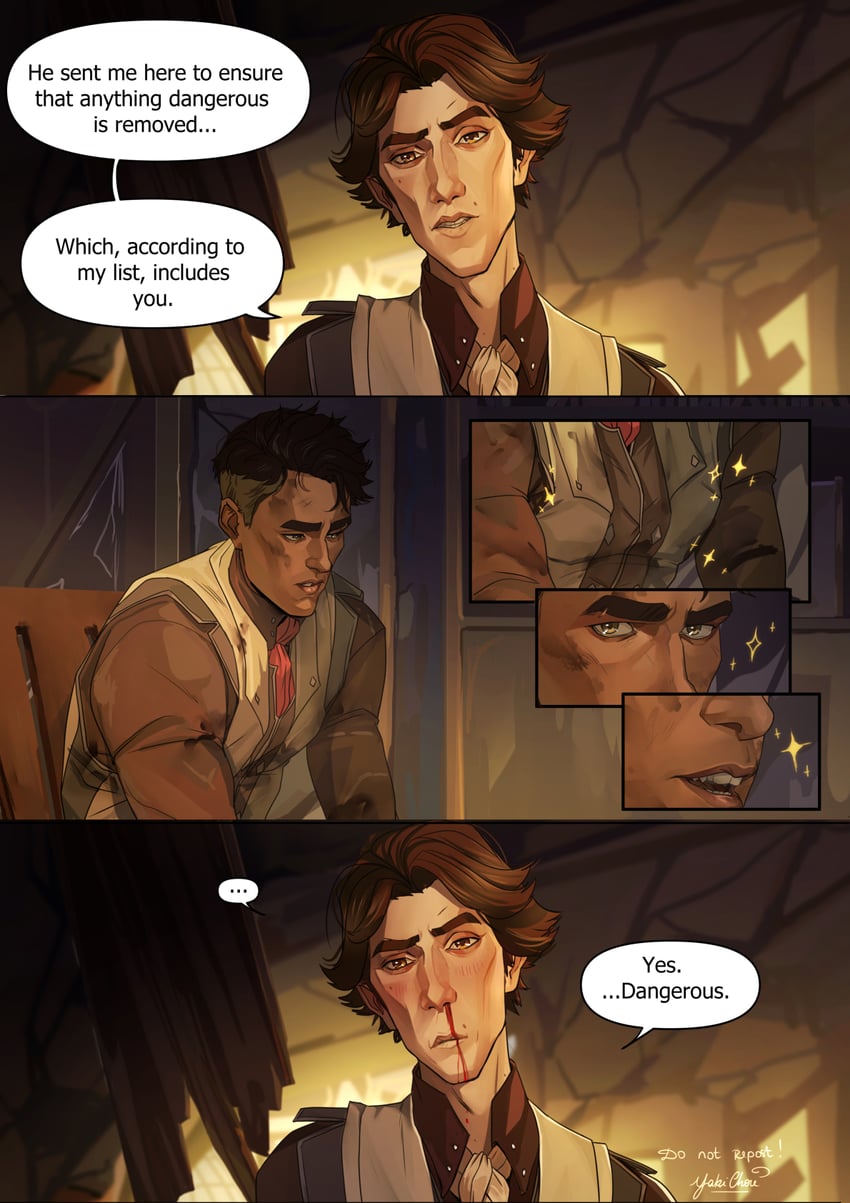 Viktor Jayce Arcane Viktor And Arcane Jayce League Of Legends And 1 More Drawn By Yakichou