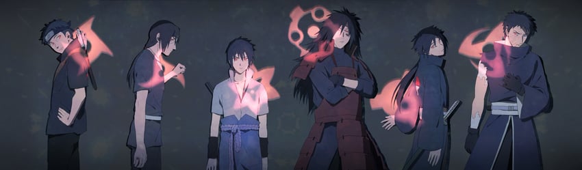 Uchiha Sasuke Uchiha Itachi Uchiha Obito Uchiha Madara Uchiha Shisui And 1 More Naruto And